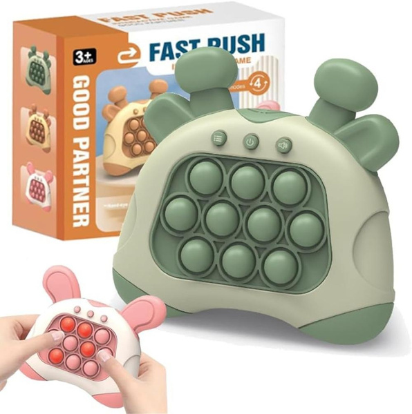 Quick Push Toy with Lights - Fast Push Bubble Game, Electronic Toy for ...