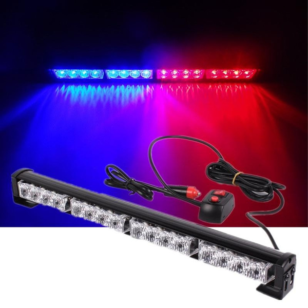 16LED 12V emergency light car roof long bumper light for car warning ...