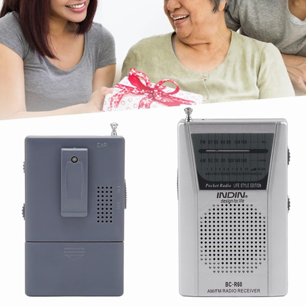 Portable AM FM TransistorRadio with 5W Speaker, Battery Operated ...