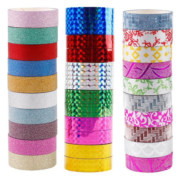 10 Rolls Set Decorative Craft Tape Collection for DIY and Gift Wrapping ... 10 Rolls Set Decorative Craft Tape Collection for DIY and Gift Wrapping ...