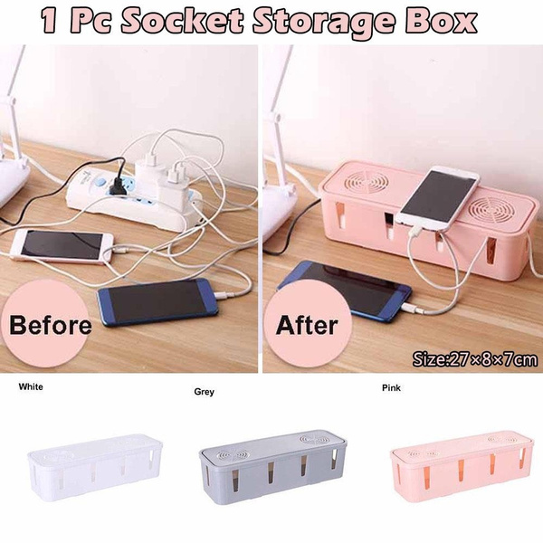 1 Pc Wire Management Socket Tidy Organizer Household Plug Cable Storage ...