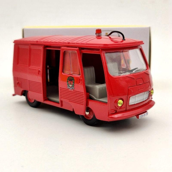 1:43 Atlas Dinky Toys 570 P Fourgon J7 Version Pompiers Diecast Car ...