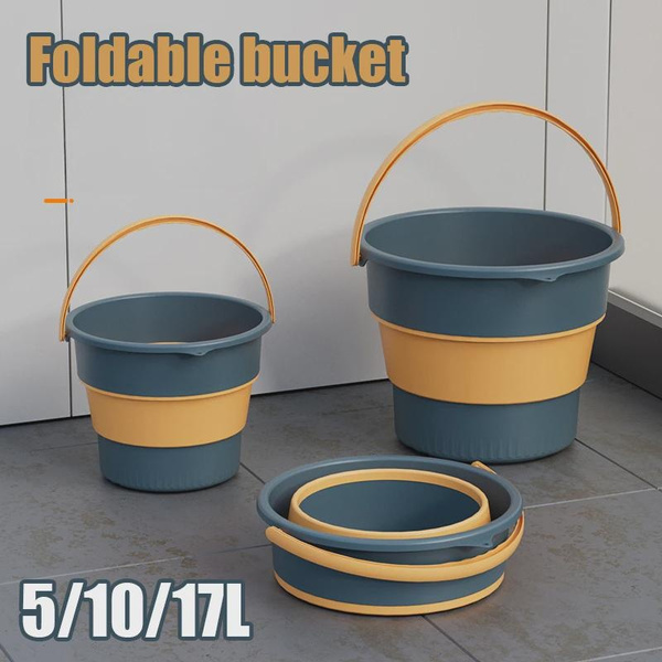 5/10L/17L Daily Use Bucket Collapsible Bucket Portable Outdoor Fishing ...