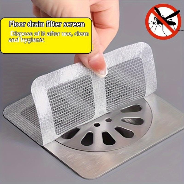 5 10pcs Drain Strainer Cover For Hair Stopper Disposable Shower Drain