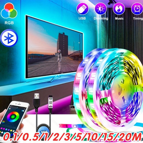 5V Magic Light Set 5050 RGB Flexible Color-changing Bluetooth Control ...