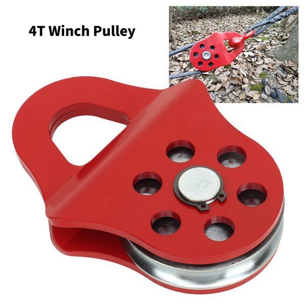 4 Ton Snatch Block for Heavy Duty Winch Snatch Block Towing Pulley for ...