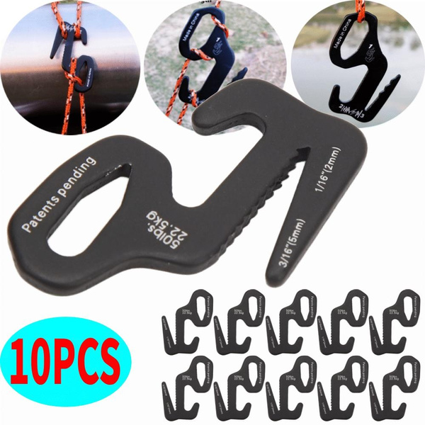 Rope Tightener,10PCS Figure 9 Rope Tightener Aluminum Alloy Flexible ...