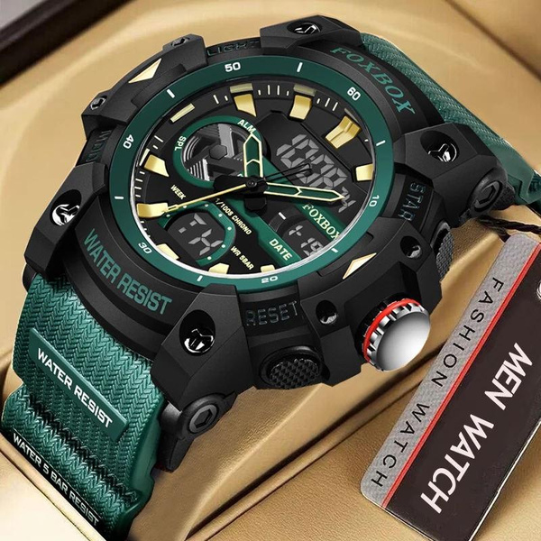 New LIGE Military Watches for Men Luxury Sport Chronograph Alarm ...