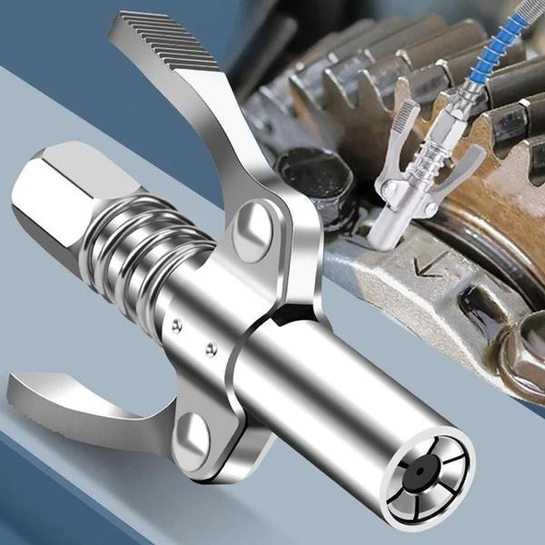 High Pressure Grease Gun Coupler Lock Manual Oil Grease Gun Pump Nozzle ...