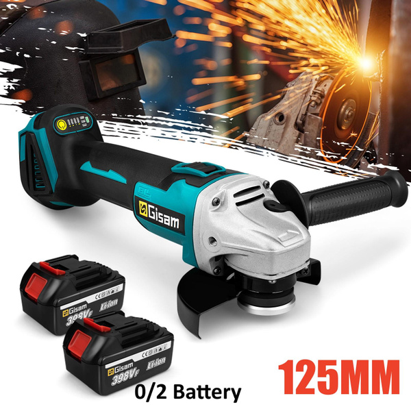Brushless Angle Grinder Polishing Cutting Machine 125mm Cordless Angle ...