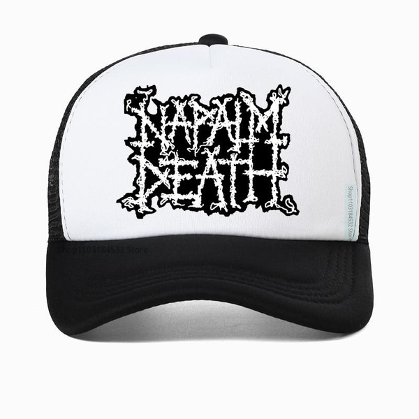 Napalm Death Logo Men's hat English Grindcore Band Baseball Cap Death ...