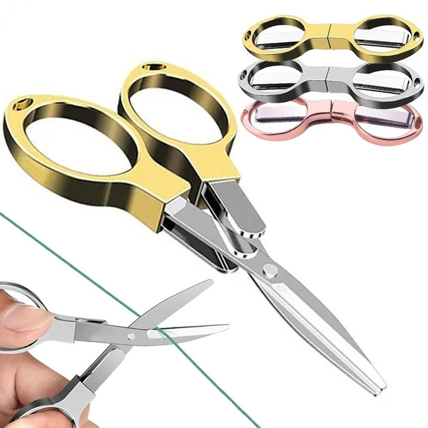 2/1Pcs Safety Portable Travel Trip Scissors Saltwater Freshwater Braid ...