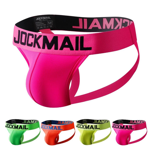 Men's Sexy Low Waist Transparent Lace Mesh Thongs, Thin Jockstrap, G ...