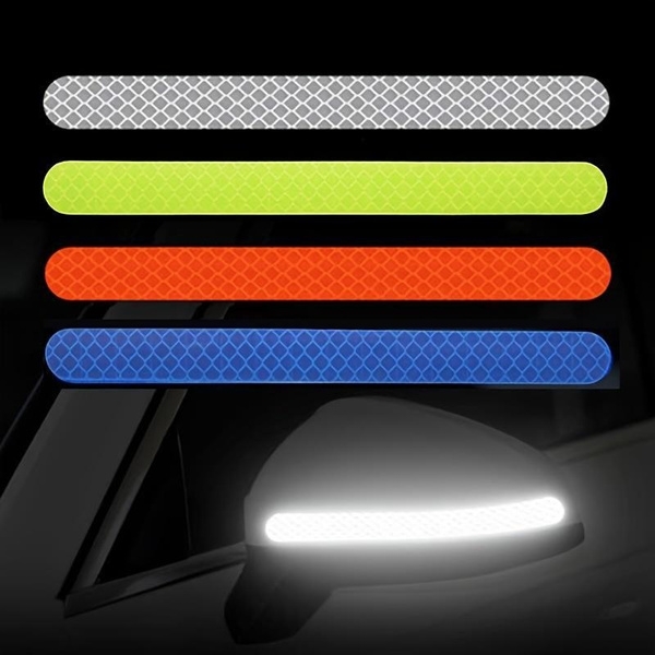 2Pcs/Set Car Reflector Sticker Multi-Color Automobile Rearview Mirror ...