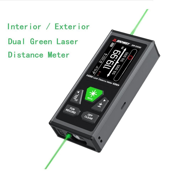 Dual Laser Rangefinder Bilateral Laser Distance Meter with Electronic ...