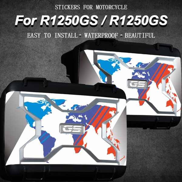 Motorcycle Sticker Waterproof Decals R1250GS Box Decal for BMW Vario ...
