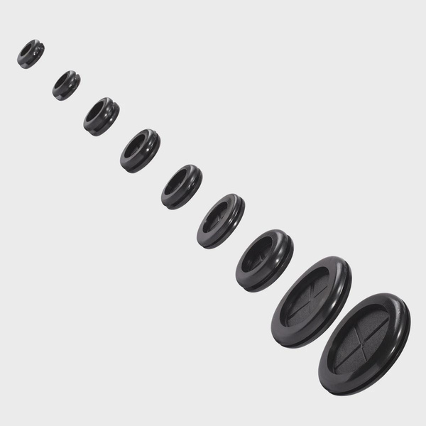 Flexible Rubber Grommet for Cable Hole Cover Wire Organizer Cable Pass ...