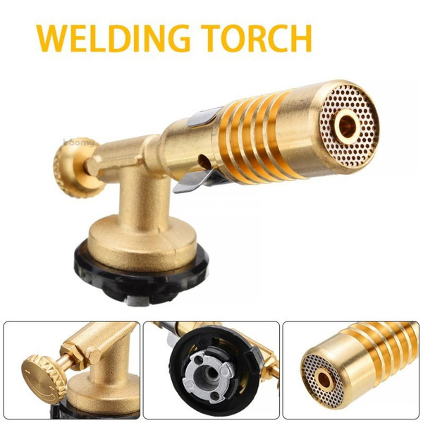 Portable Flame Gun Gas Burner Welding Torch High Temperature Brass ...