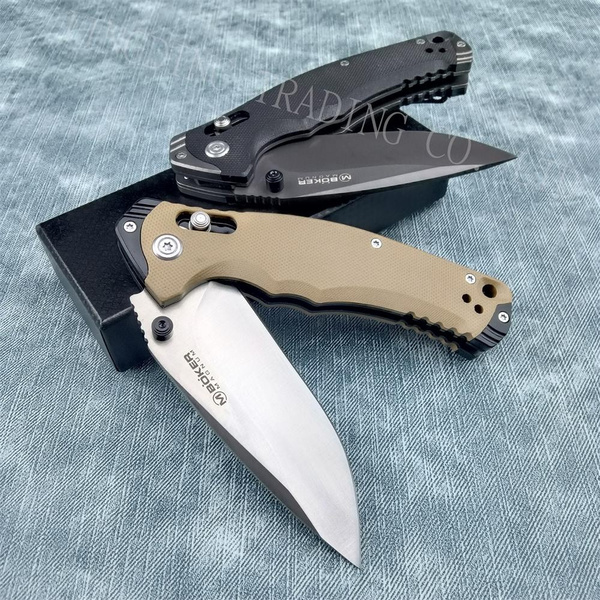 Tactical Pocket BOKER Bearing Flipper Asssited Folding Knife 8Cr13Mov ...