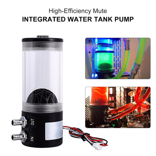 Water Cooling DCPump, Silent 500L/H 12V CPU CO2 Cooling Water ...