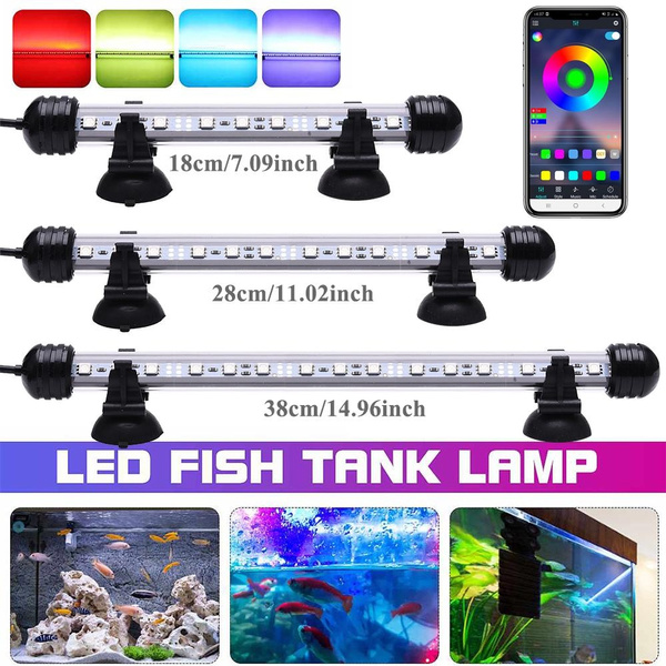 LED Aquarium Light Underwater RGB LED Lights for Fish Tank 16 Million ...