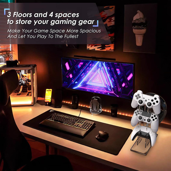Controller Holder Gaming Accessory Organizer Gamepad Bracket Universal ...