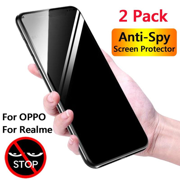 2 Pack Anti-Spy Screen Protector for OPPO A54 A74 OPPO A78 A16 Reno4 ...