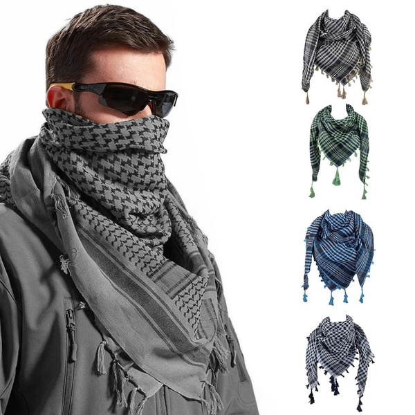 1PC Breathable Shemagh Tacticals Desert Scarf Wrap Winter Shawl Neck ...