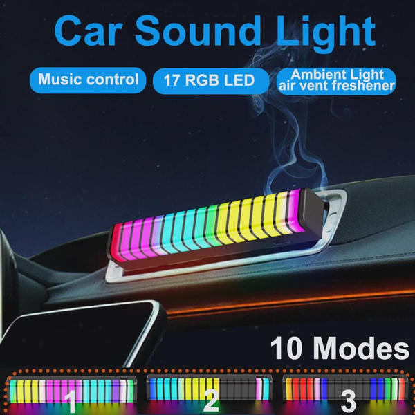 New Upgraded 3D Screen Car Smart Pickup Light with Aromatherapy10 Mode ...