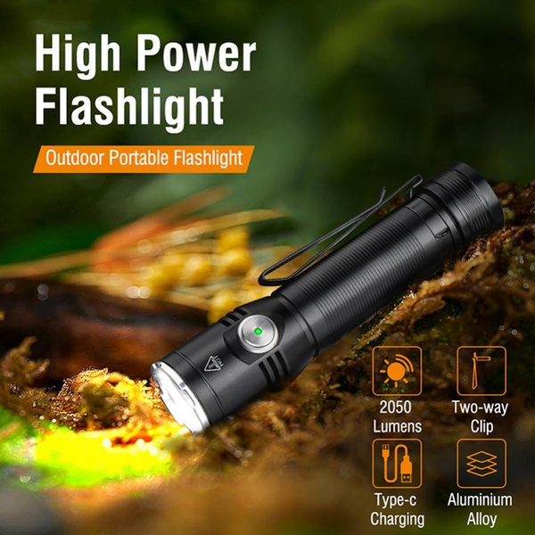 Waterproof TypeC Rechargeable Work Light,ET20 Portable 6 Light Modes ...