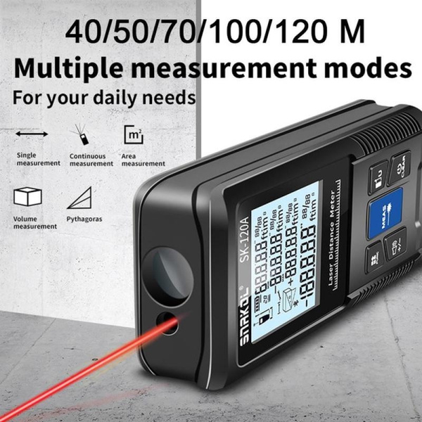 40/50/70/100/120m Intelligent Laser Rangefinder Digital Laser Distance ...