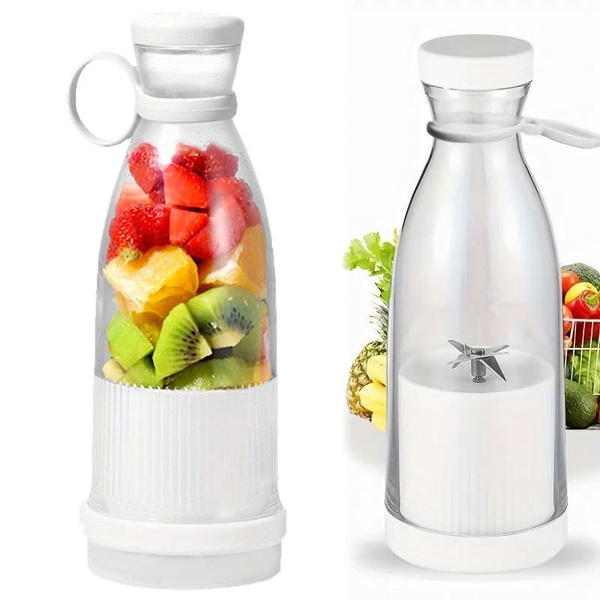 1pc Electric Portable Juicer, 6 Blades 420ml Mini Juicer Cup, Lemon ...