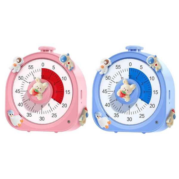 Visual Timer Cartoon Animal Countdown Timers 60 Minutes/12H Kitchen ...