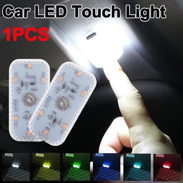 1PCS Touch Sensor Ambient Lights Car Interior Decorative Lamp Wireless ...