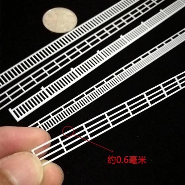 N Scale Railing Model Diy Making 1:150 Building guardrail 8mm Model ...