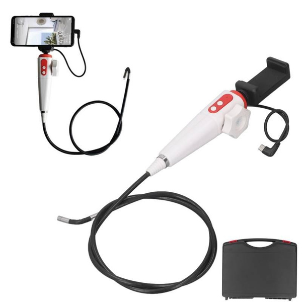 2 Way Articulating Borescope 180 Degree Handheld HD Industrial ...