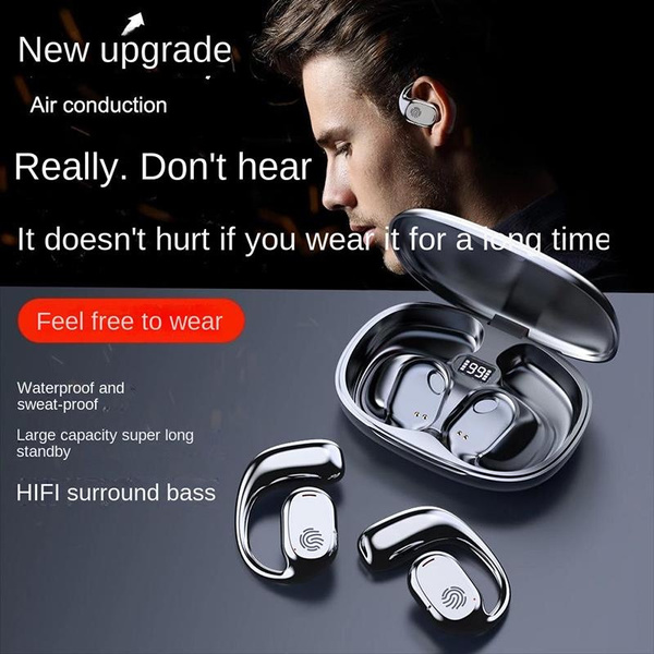 New OWS Ear Mounted Noise Reduction Bluetooth Earphones with 360 ...