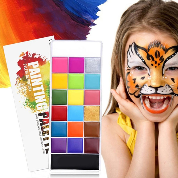 Face & Body Paint, Professional Makeup 12 20 Colors Face Painting Kits ...