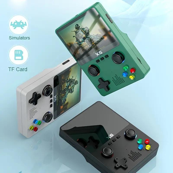 X6 Real HD Screen Retro Classic Video Game Console,Portable Mini ...