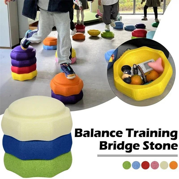 1Pc Stepping Stones Foam for Kids Balance Blocks Promote Coordination ...
