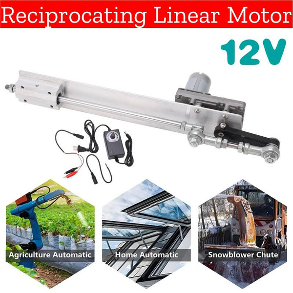 12V Reciprocating Linear Motor, 3cm To 15cm Stroke Reciprocating Cycle ...