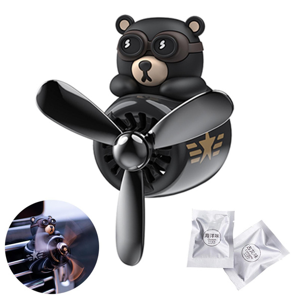 Pilot Car Air Fresheners Bear Car Diffuser Cute Car Perfume Funny Car ...