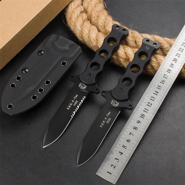 Eickhorn SEK II tactical dagger 3.54-inch DC53 steel half-tooth/full ...