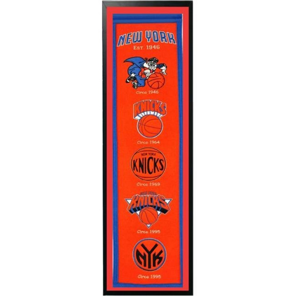 New York Knicks Logo History Felt Banner - 14 x 37 in. | Wish