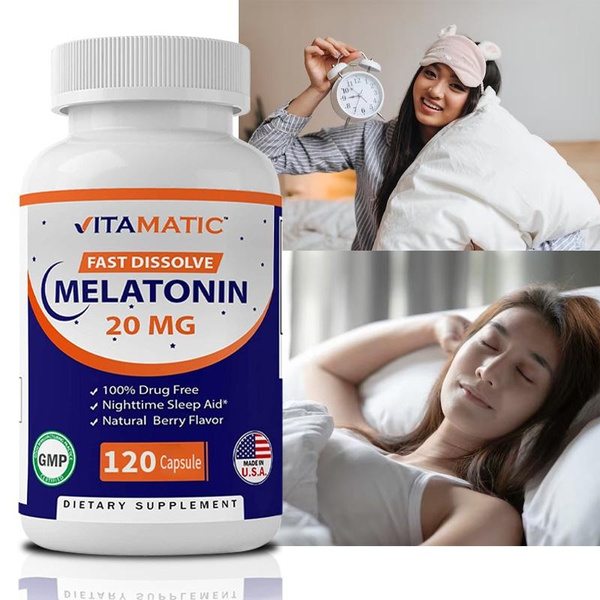 Sleep Support Supplements, Helps You Fall Asleep Faster, Sleep Longer - VITAMATIC Melatonin ...