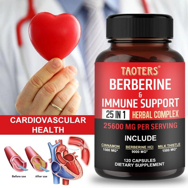 TAOTERS Berberine With Ceylon Cinnamon Turmeric Supplement Supports taoters-berberine-with-ceylon-cinnamon-turmeric-supplement-supports