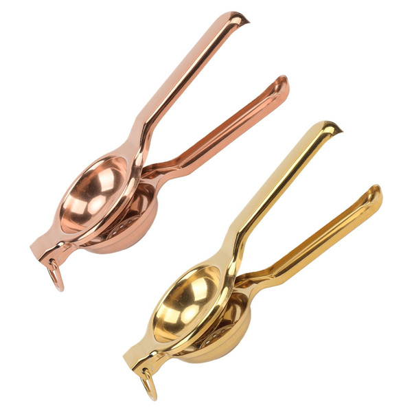 Lemon Squeezer Stainless Steel Ergonomic Ultra Long Handle Hand Held ...