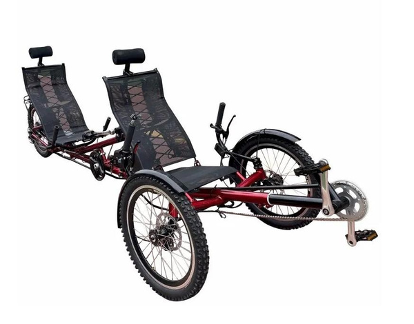 Explore the Outdoors with our Electric Tandem Recumbent Trike Tricycle ...