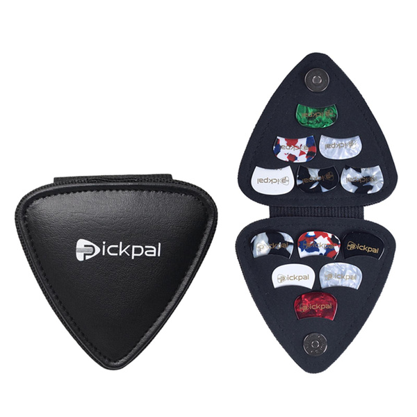 PICKPAL Guitar Picks Holder Case for Acoustic Electric Guitar Includes ...