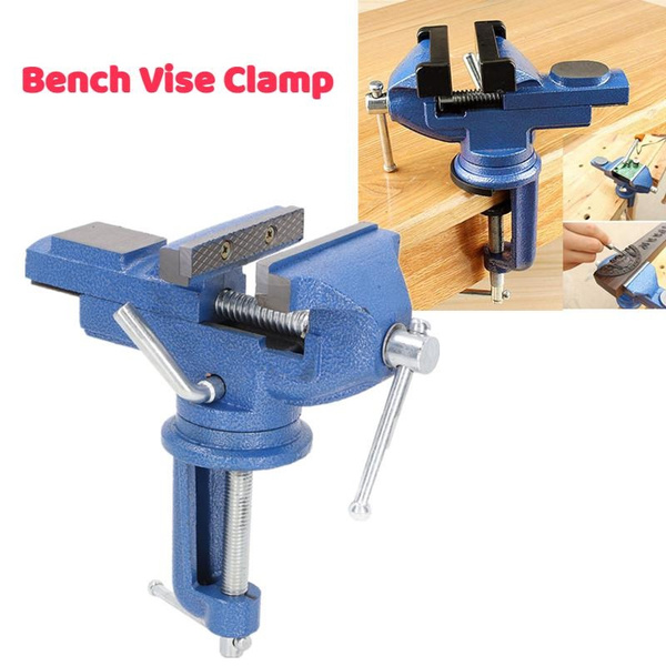 Bench Vise Heavy Duty 80mm Jaw High Hardness 360 Degree Rotation ...